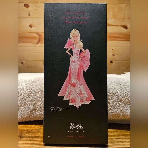 Barbie | Toys | Rare Vintage Rose Splendor Avon Barbie 20 Floral Gown ...